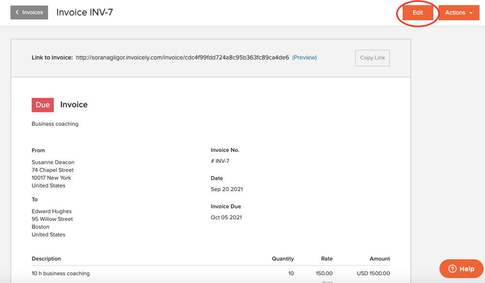 How to Add a Late Payment Fee to Your Invoice with invoicely